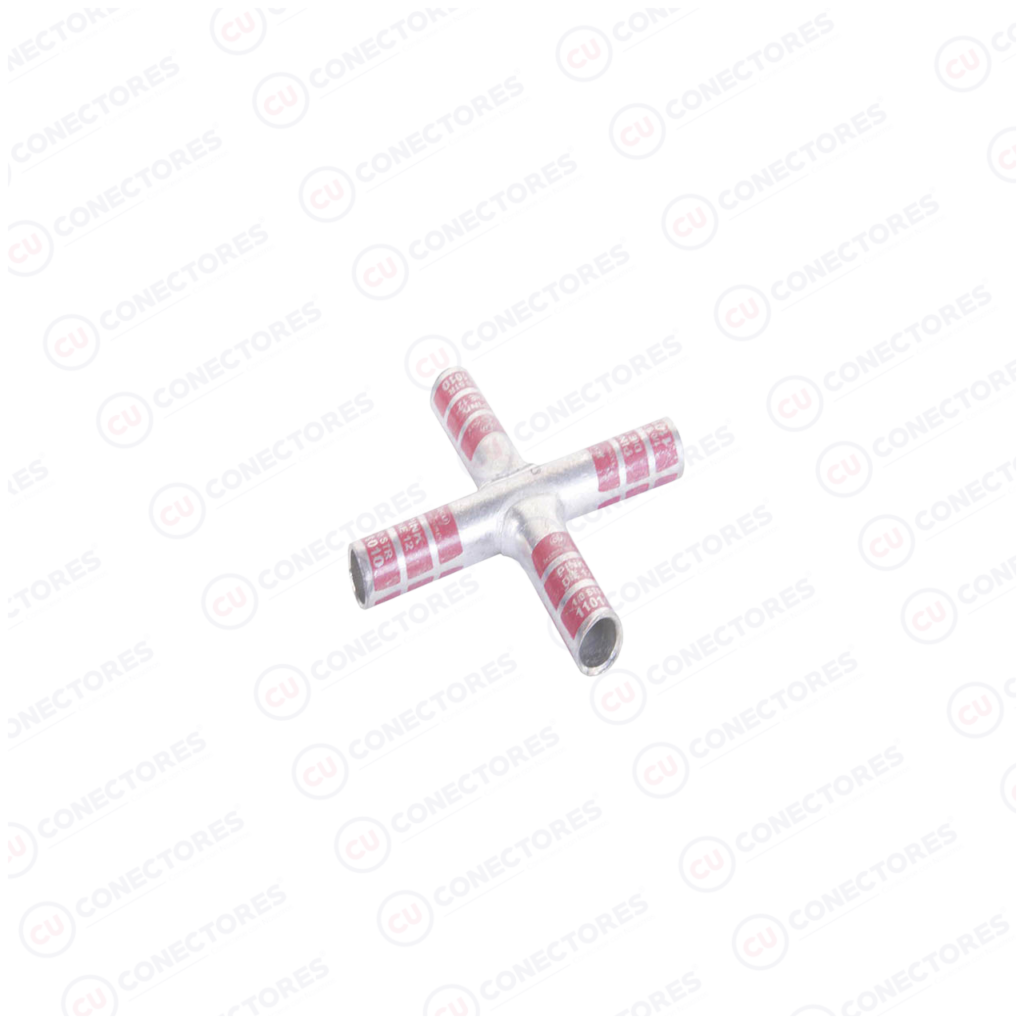 1/0 AWG copper X-type tubular connector | cuc